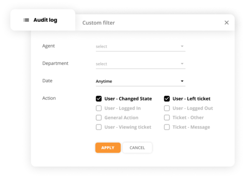 What is an Audit log? (+ Free Trial) | LiveAgent
