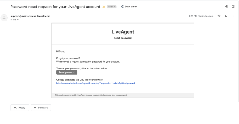 Password Reset Email Templates (Copy&Paste) | LiveAgent