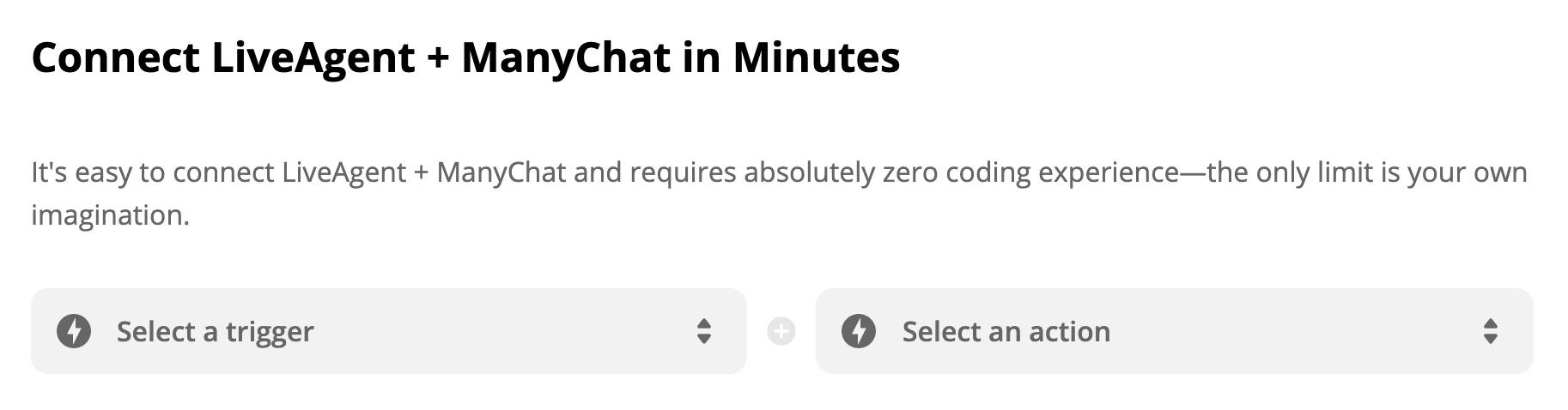 ManyChat - LiveAgent