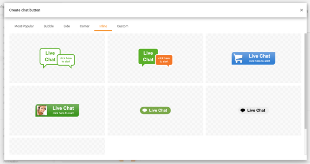 What is a Chat Button Gallery? (+Free Trial) | LiveAgent