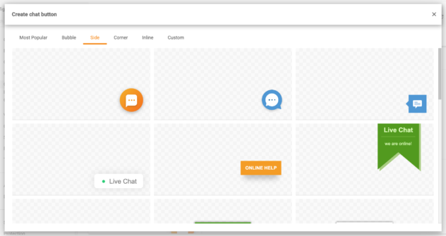 What is a Chat Button Gallery? (+Free Trial) | LiveAgent
