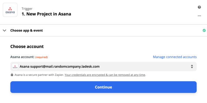 Asana - LiveAgent