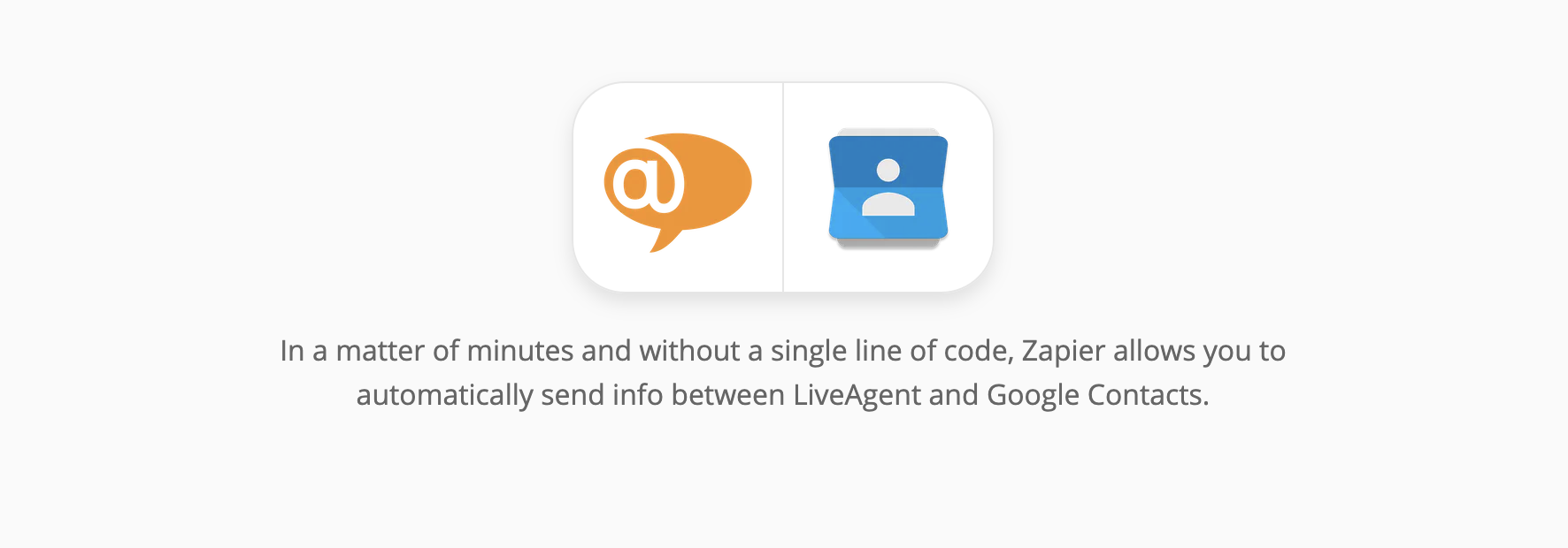 Google Contacts - LiveAgent