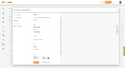 LiveAgent Call Buttons - Instant In-Browser Calls - LiveAgent