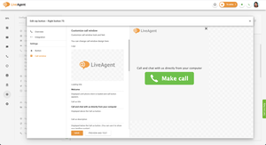 LiveAgent Call Buttons - Instant In-Browser Calls - LiveAgent