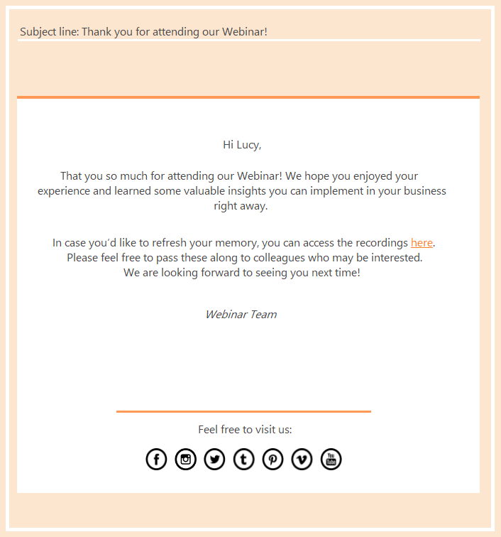Event Follow Up Email Templates Liveagent Free Download Nude Photo