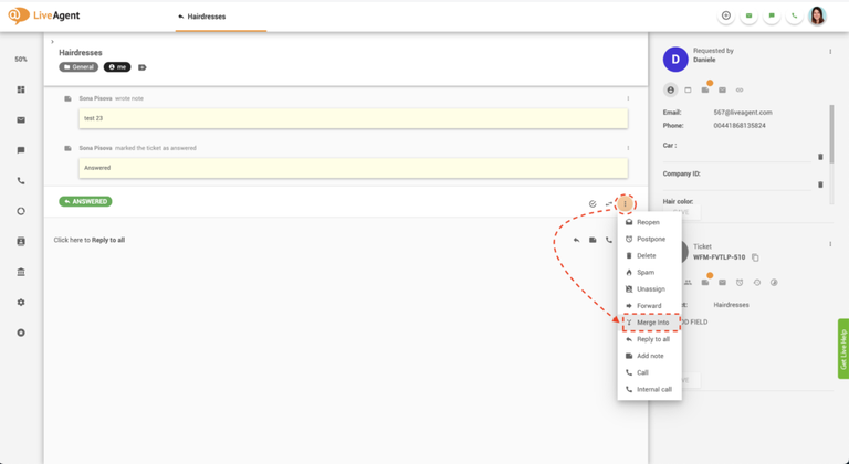 What are Merged Tickets? (+Free Trial) | LiveAgent