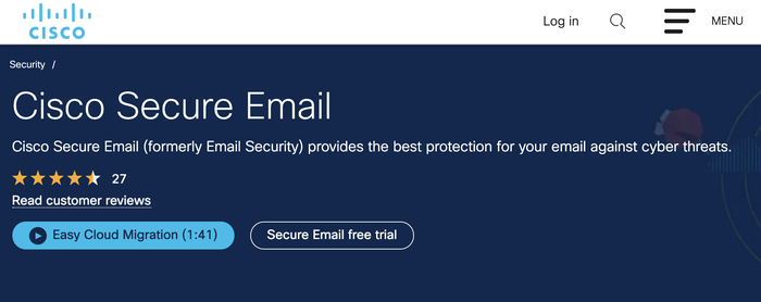 Cisco Secure Email - LiveAgent