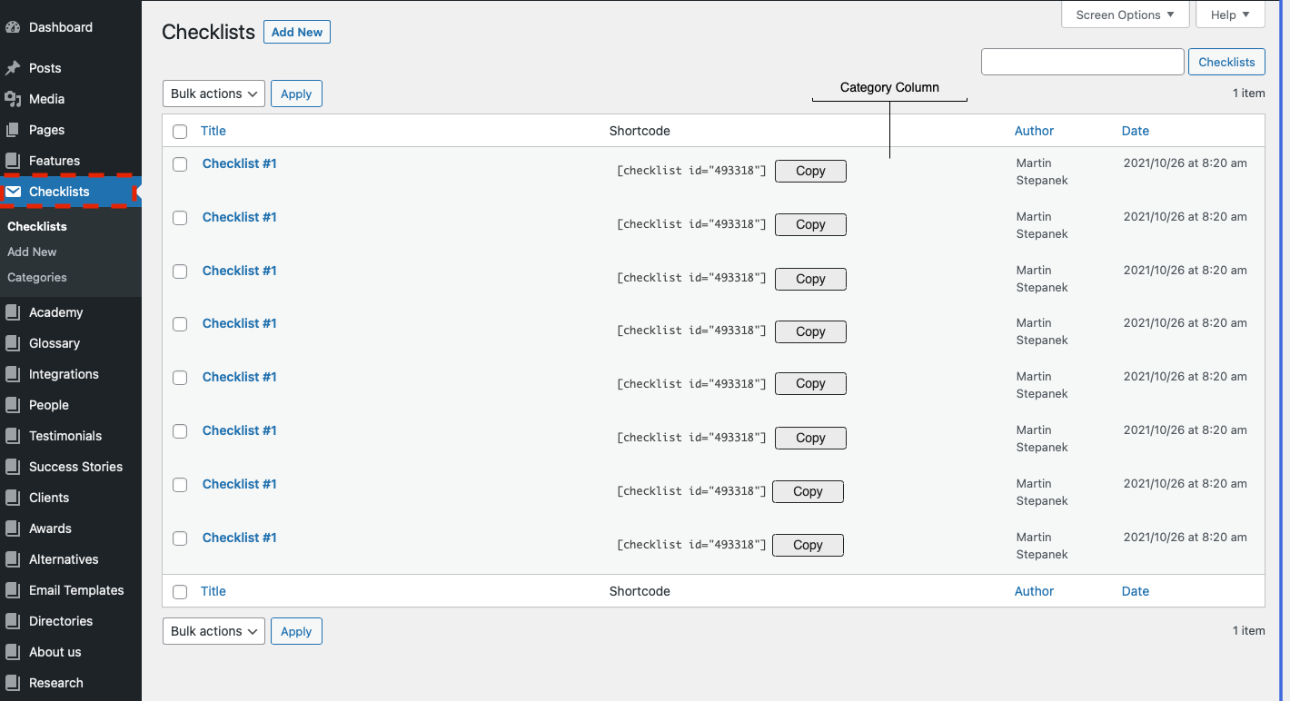 WordPress plugin checklist WordPress plugin checklist