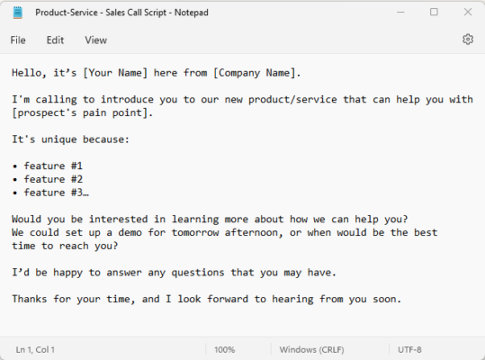 Sales Call Script Examples (Copy&Paste) | LiveAgent