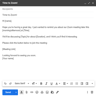 Zoom Meeting Invitation Email Templates (Copy&Paste) | LiveAgent