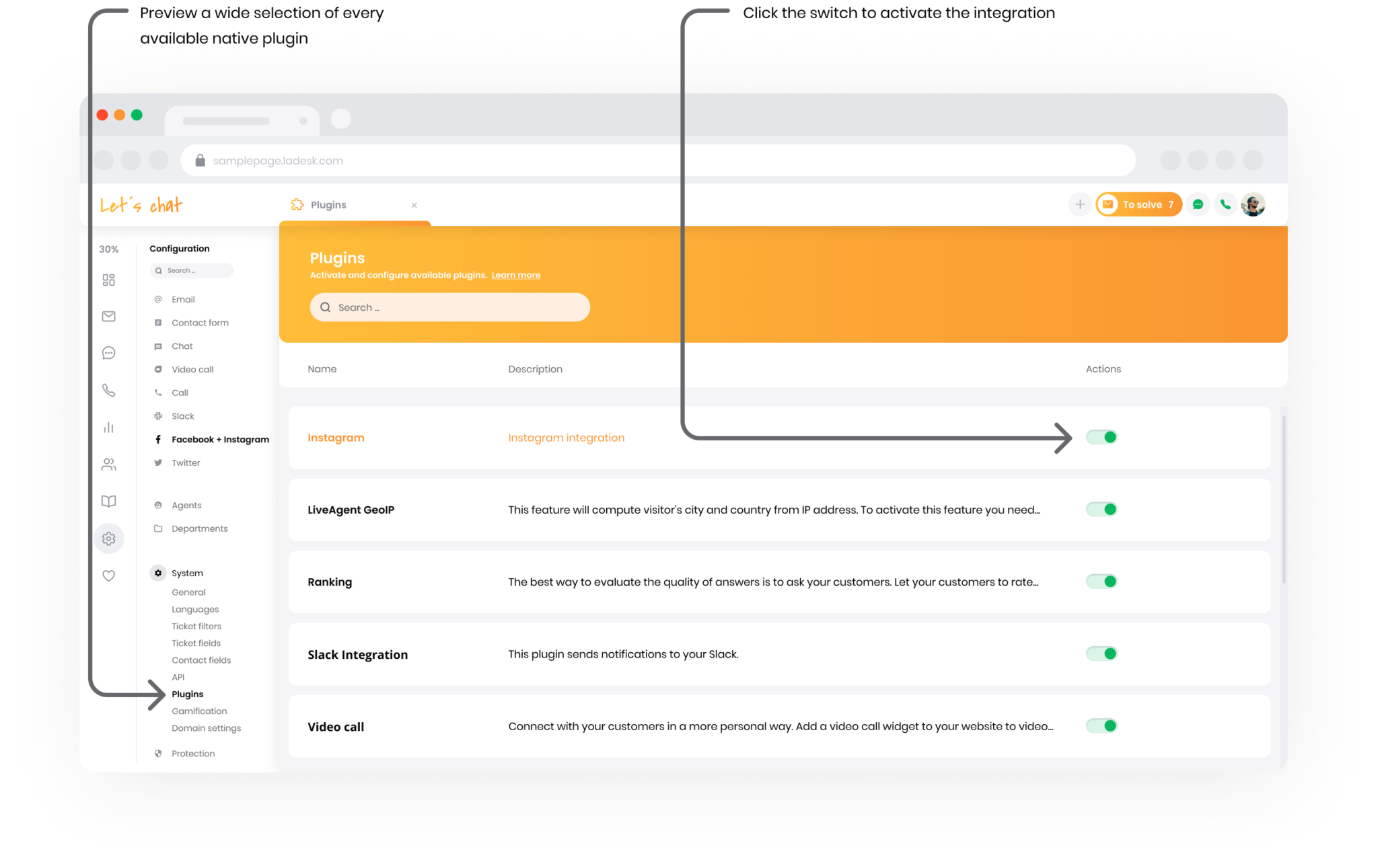 Social media customer service software - LiveAgent