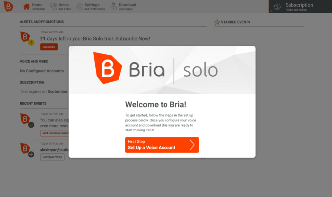 Bria (X-lite) - LiveAgent