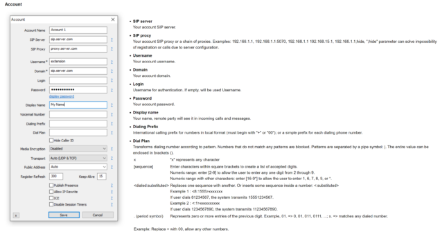 MicroSIP - LiveAgent
