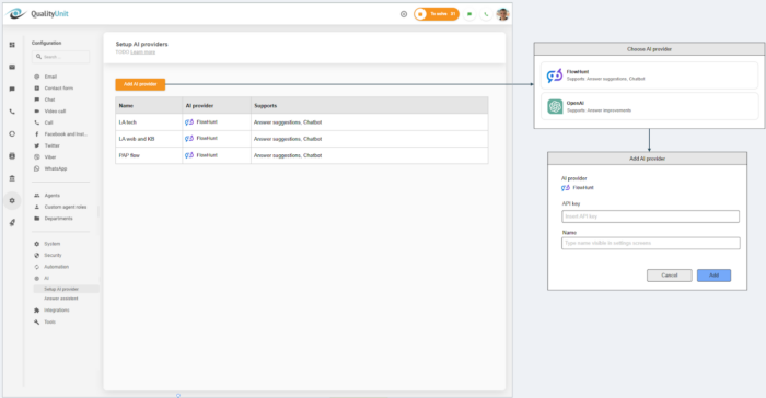 FlowHunt - LiveAgent